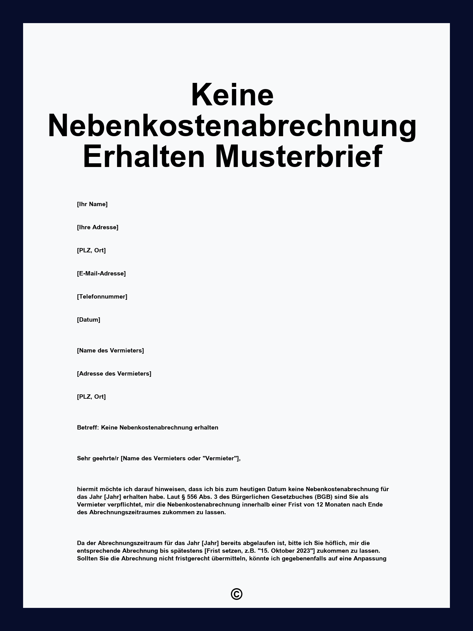 Keine Rechnung Erhalten