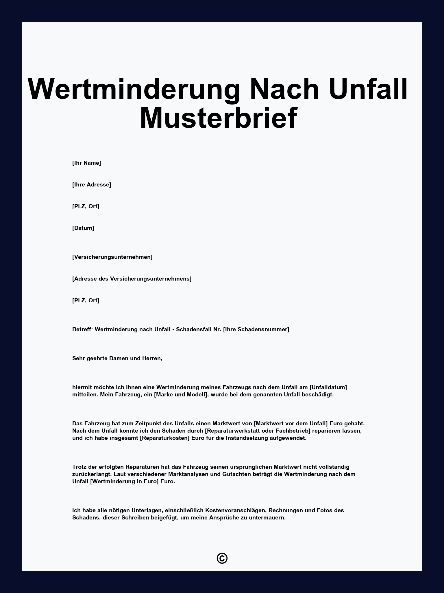 Elegantes Wertminderung Nach Unfall Fotos